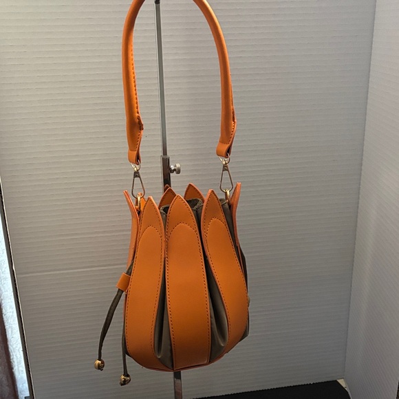 Bags | Orange Womens Handbag | Poshmark